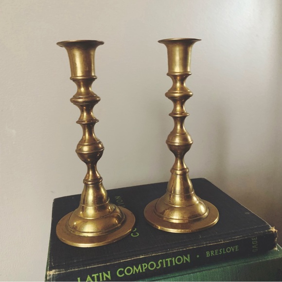 Accents | Gorgeous Vintage Brass Candlesticks | Poshmark